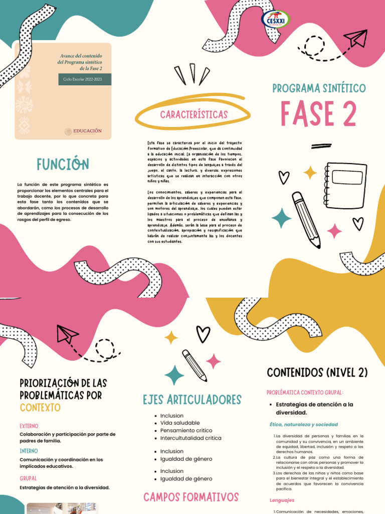 Educación Preescolar: Fase 2 | PDF | Educación de la primera infancia | Ciencia y matemáticas