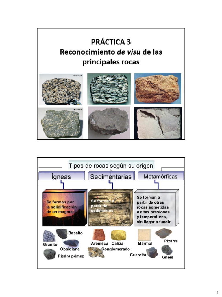 Práctica 3 - Rocas | PDF