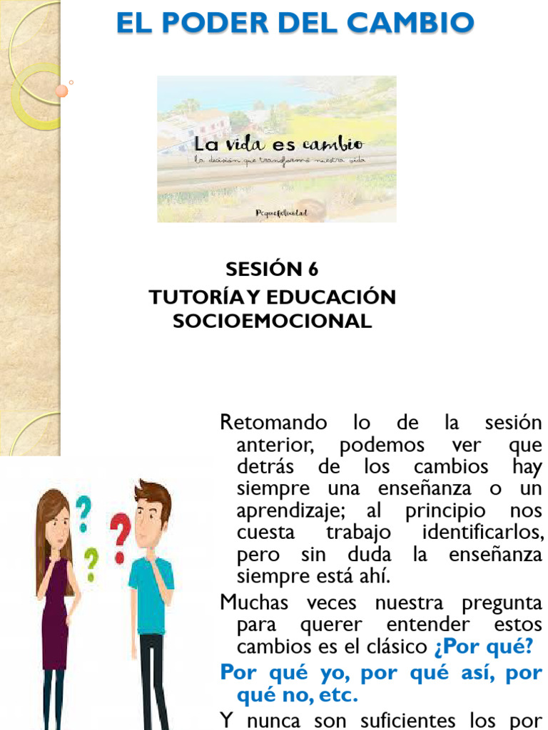 Sesión-6-El Poder Del Cambio | PDF