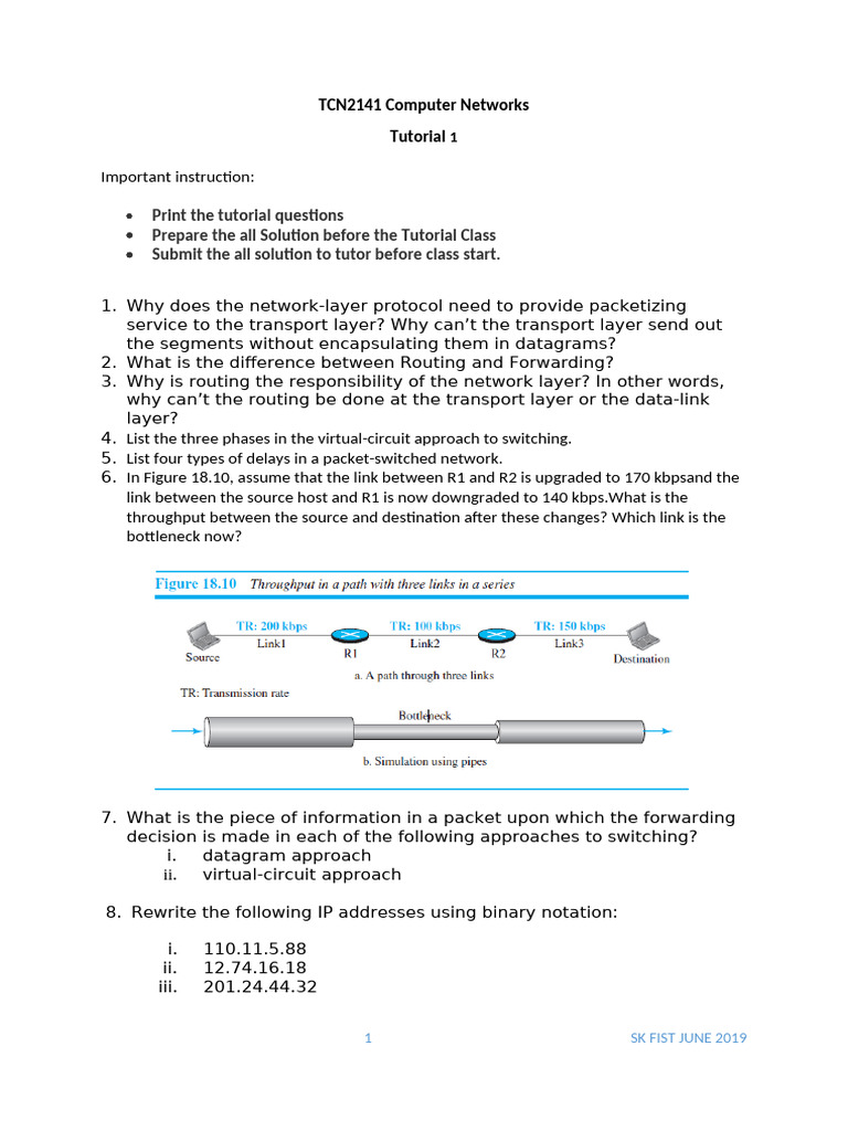 Tutorial 1 Quest | PDF