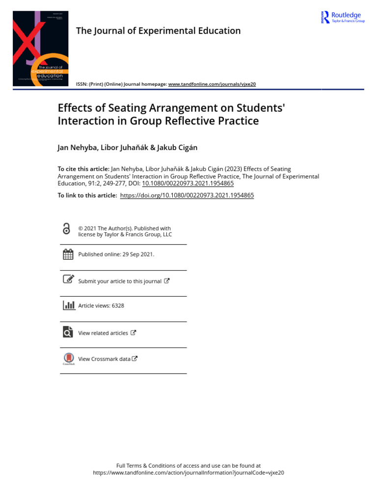Interaction in Group Reflective Practice | PDF