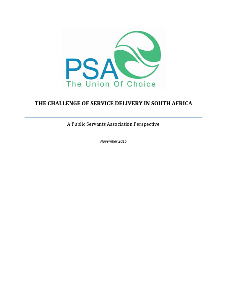 Psa Service Delivery | PDF