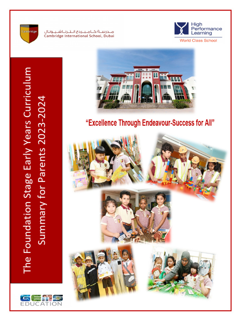 FS 23-24 Curriculum Booklet | PDF