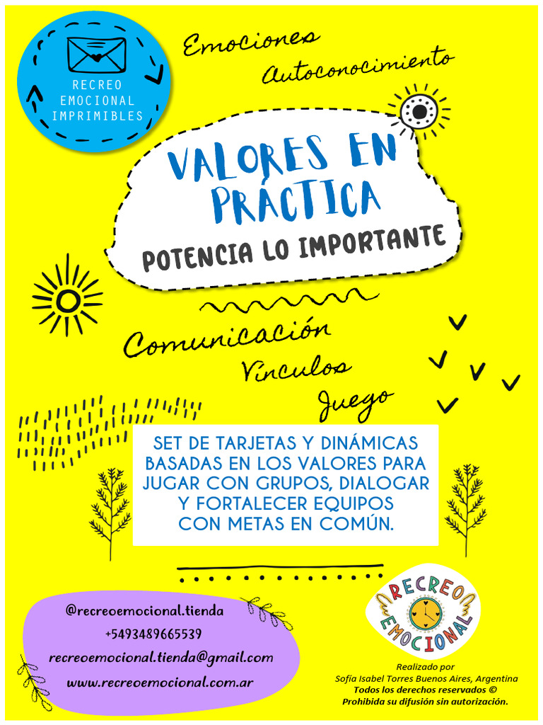 Valores En Práctica Versión Pdf Imprimible Pdf