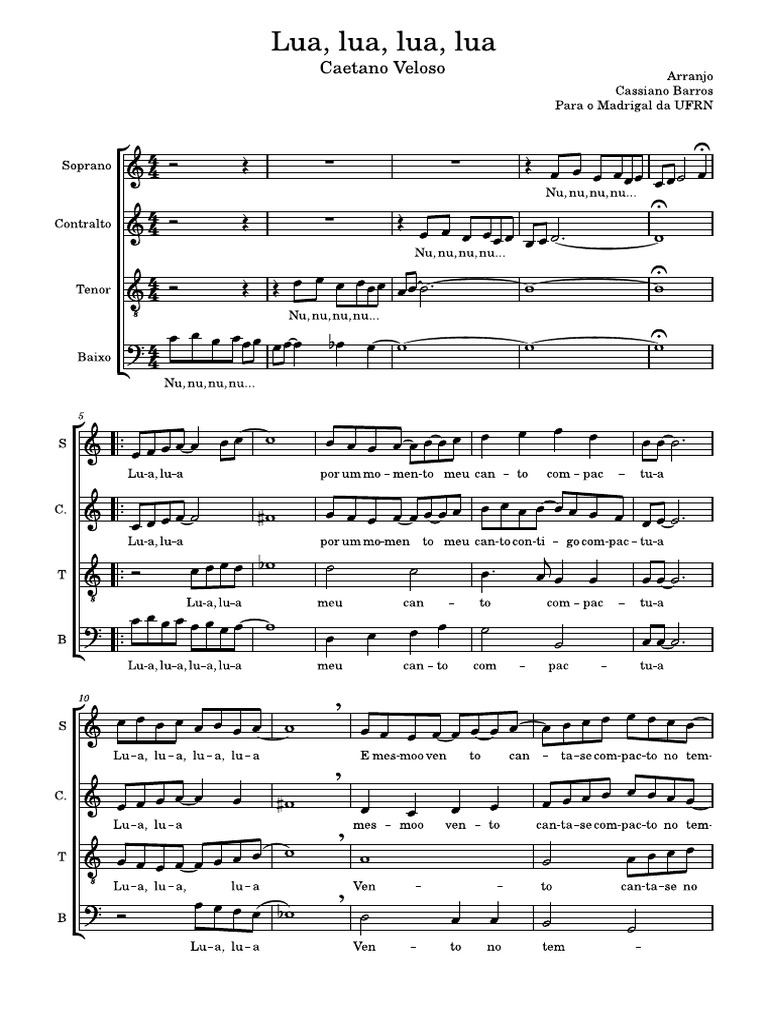 Lua Lua Lua Caetano Veloso PDF | PDF