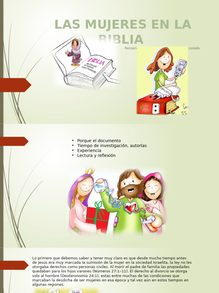 Las Mujeres en La Biblia | PDF