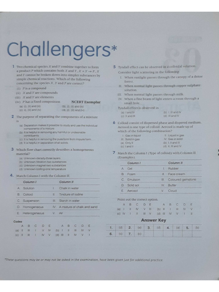 Chapter Exercises | PDF