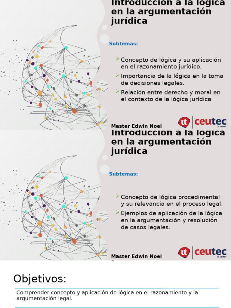 Presentacion Argumentacion y Logica Juridica | PDF | Argumento | Lógica