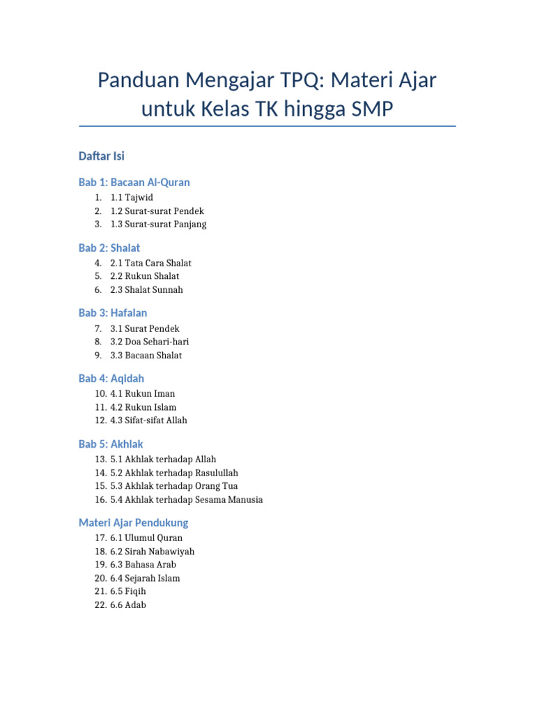 Panduan_Mengajar_TPQ | PDF