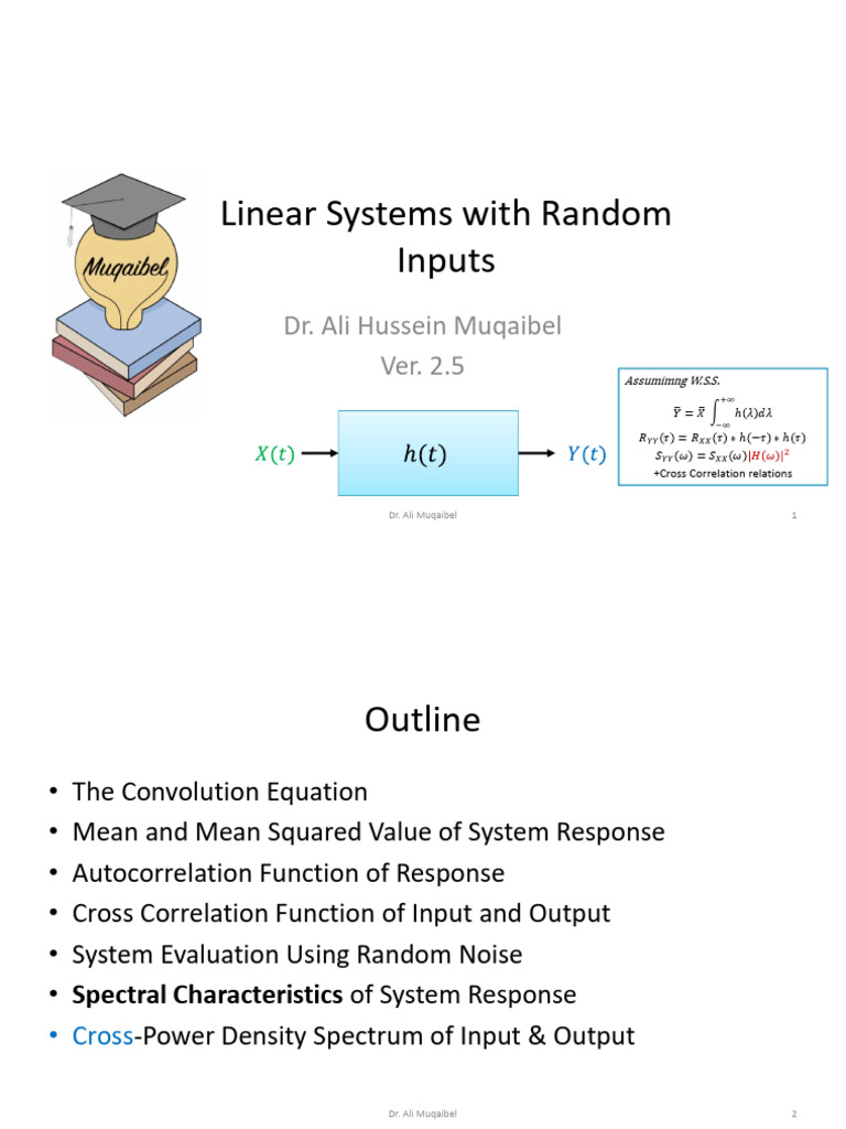 Linear Systems With Random Inputs | PDF