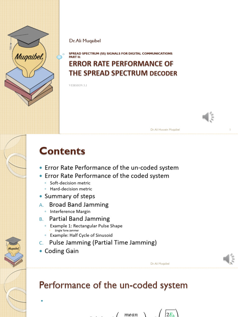 Part 2 Spread Spectrum Signals For Digital Communications | PDF