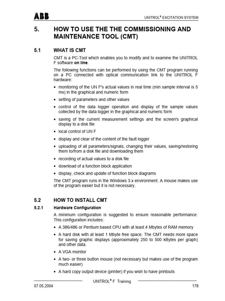 03 - 3 - UNITROL F - Script | PDF