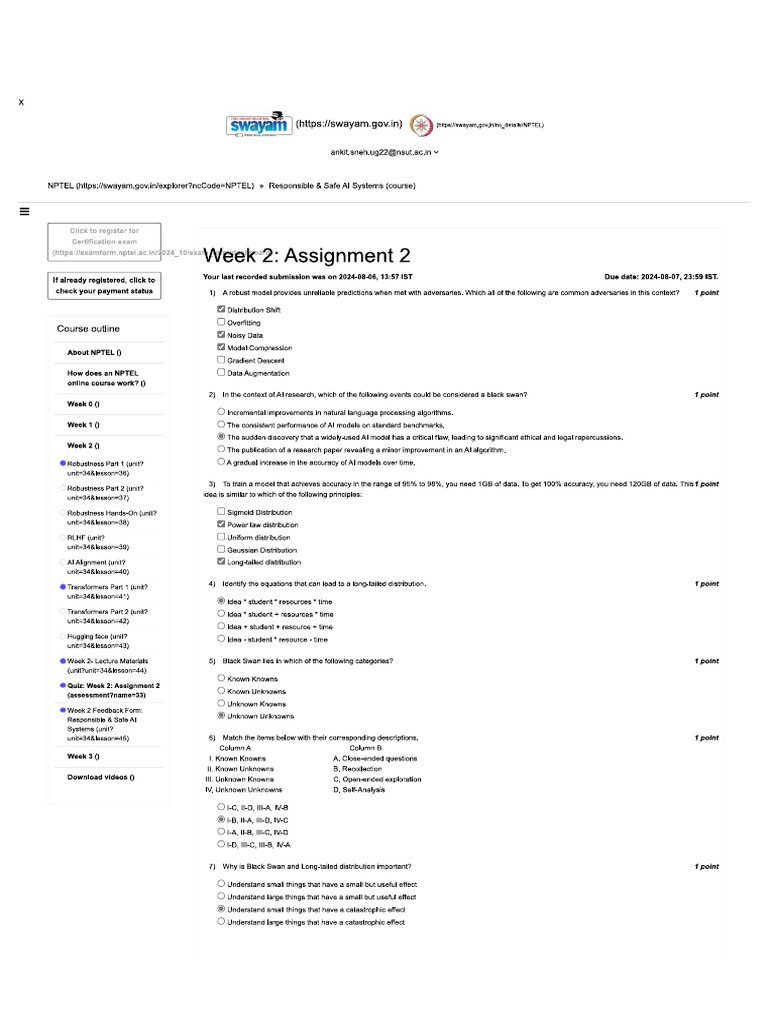 Resp and Safe Ai Week 2 | PDF