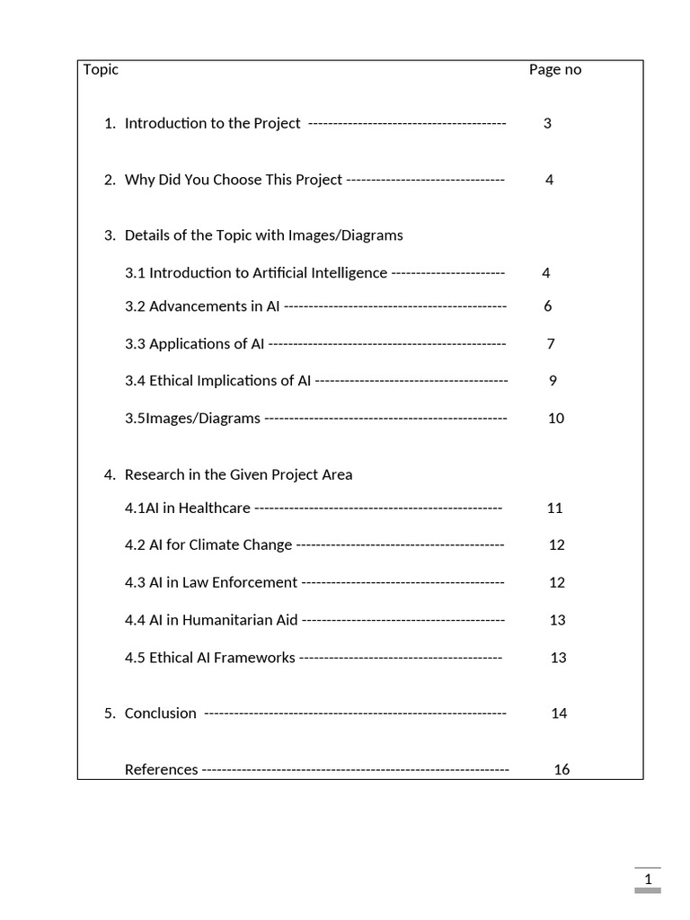 AI Project | PDF AI Project | PDF