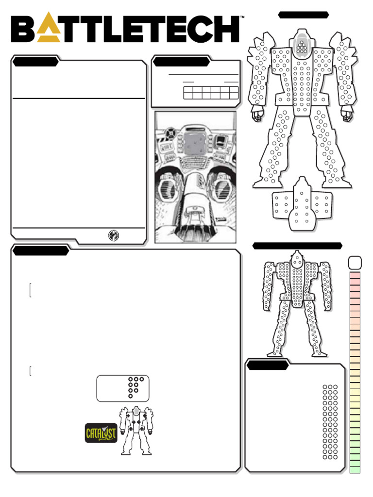 Reaver Mars Pattern Battletech Mech | PDF
