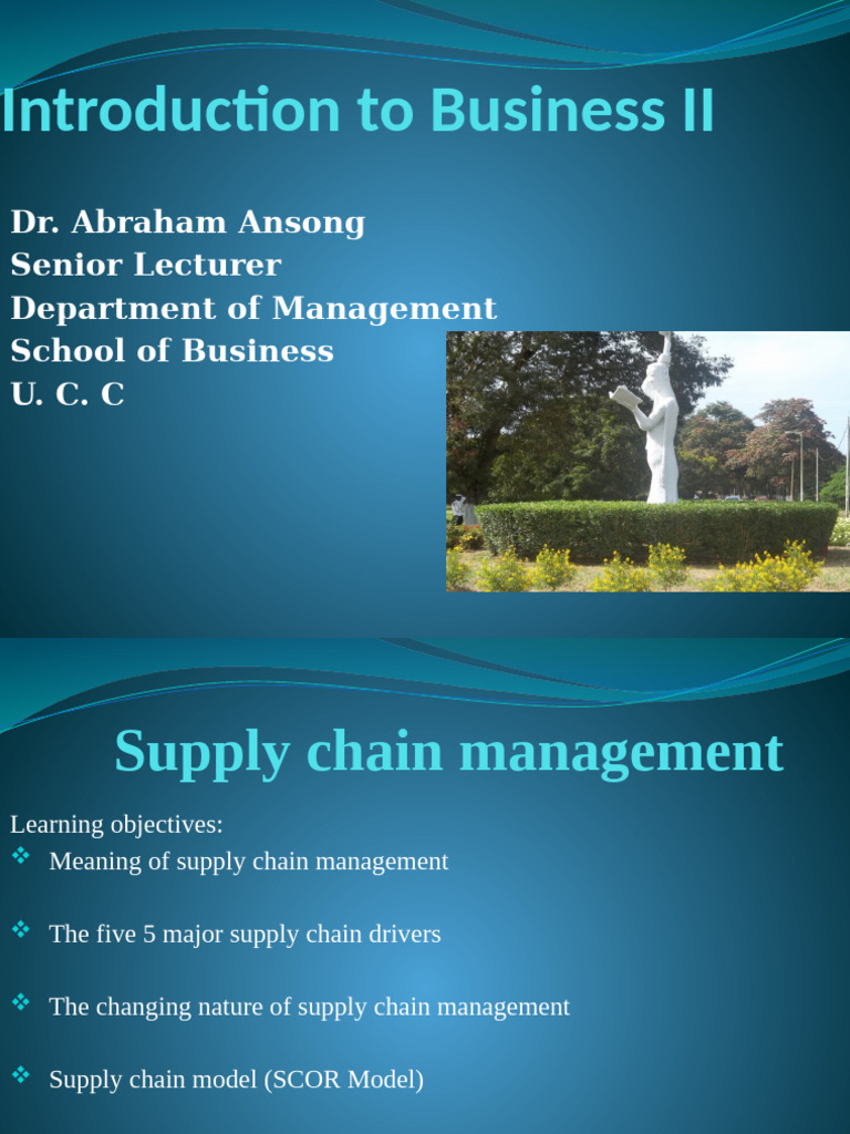 Supply Chain Management | PDF