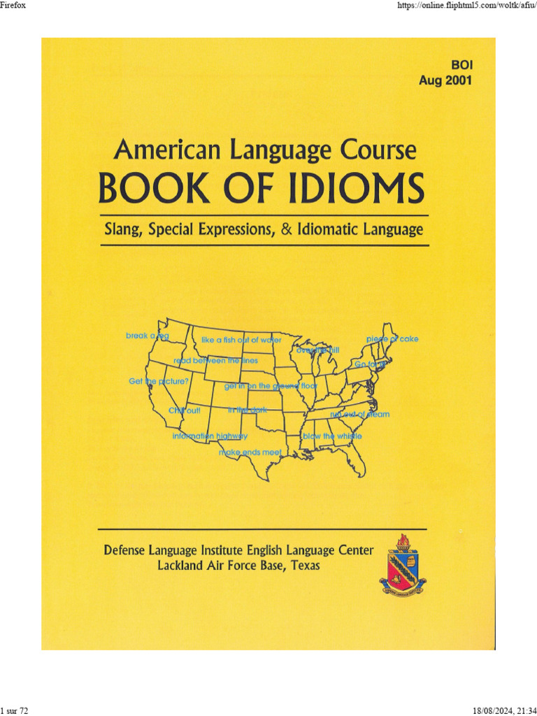 Book of Idioms | PDF