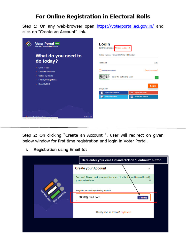 Voter Portal Tutorial | PDF