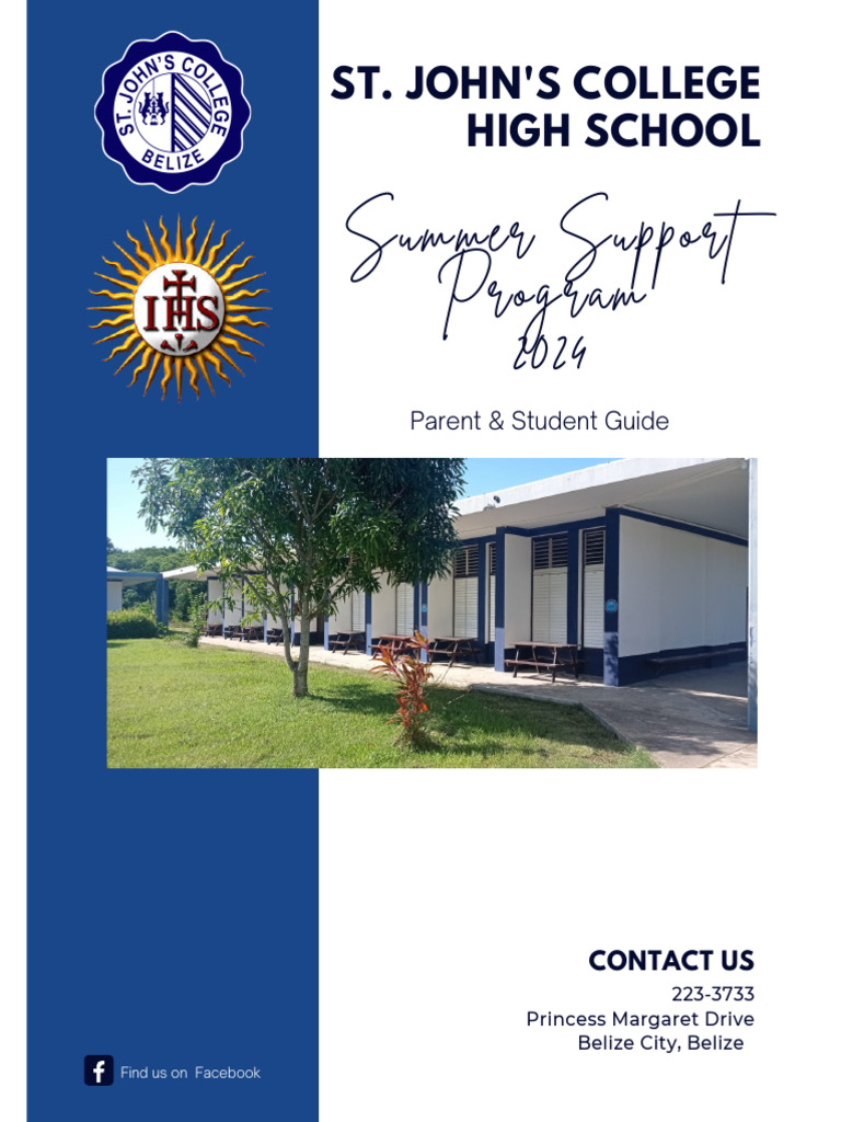 SJCHS Summer Support Program 2024-Parent & Student Guide-2 | PDF