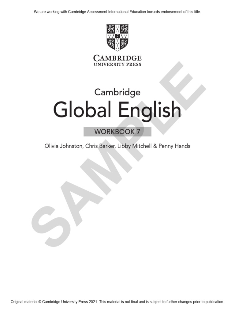 Workbook Year 7 | PDF