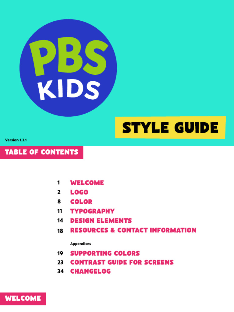 Httpspbs Kids Brand - Pbskids.orgdownloadspbs Kids Style Guide PDF | PDF