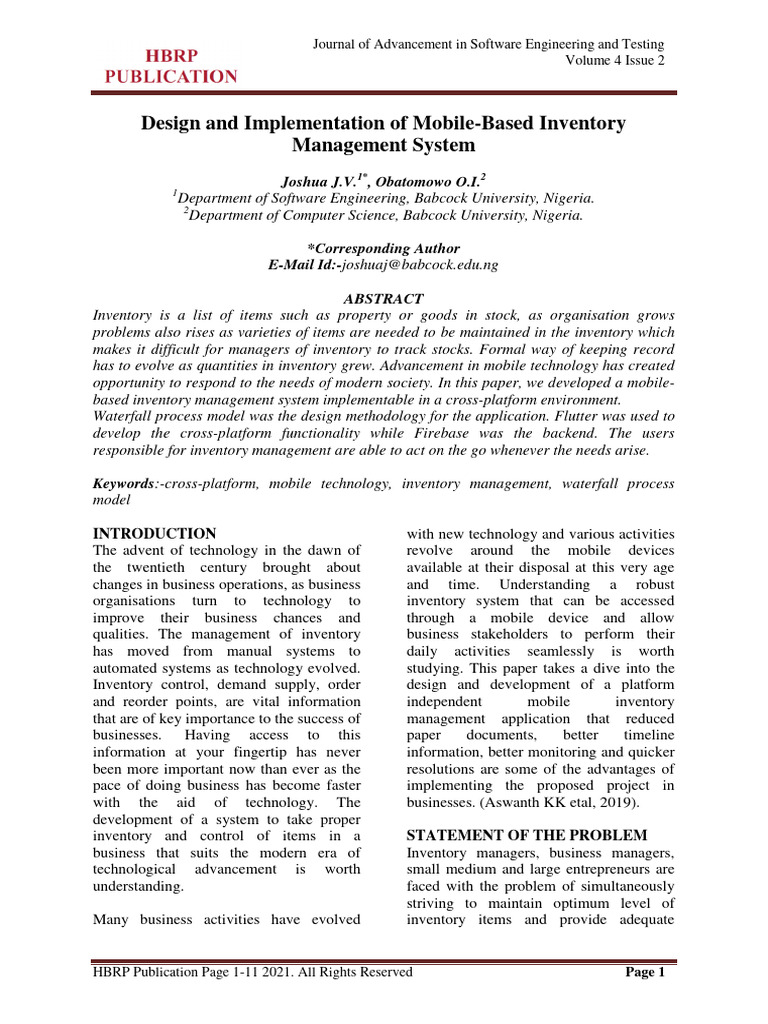 Design and Implementation of Mobile Base | PDF