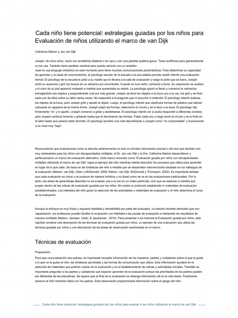 Every Child Has Potential Child Guided Strategies For Assessing ...