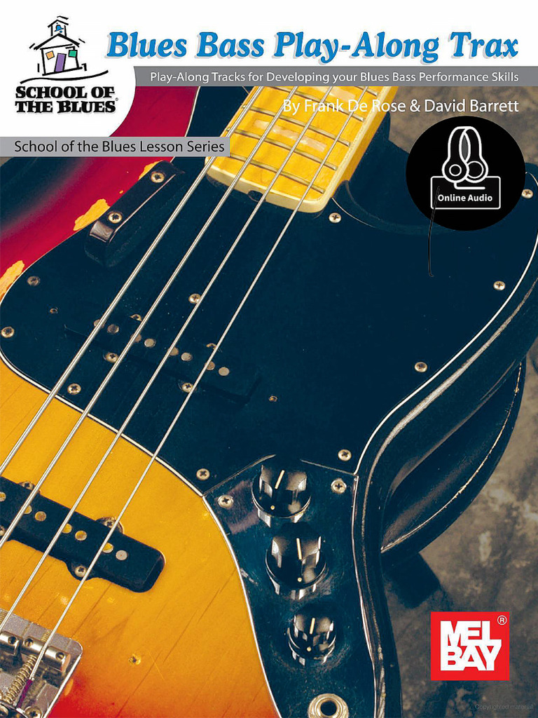Blues Bass Play-Along Trax - Frank de Rose & David Barrett | PDF