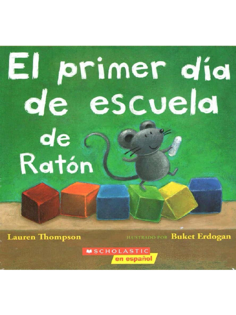 El Primer Día de Escuela de Ratón | PDF