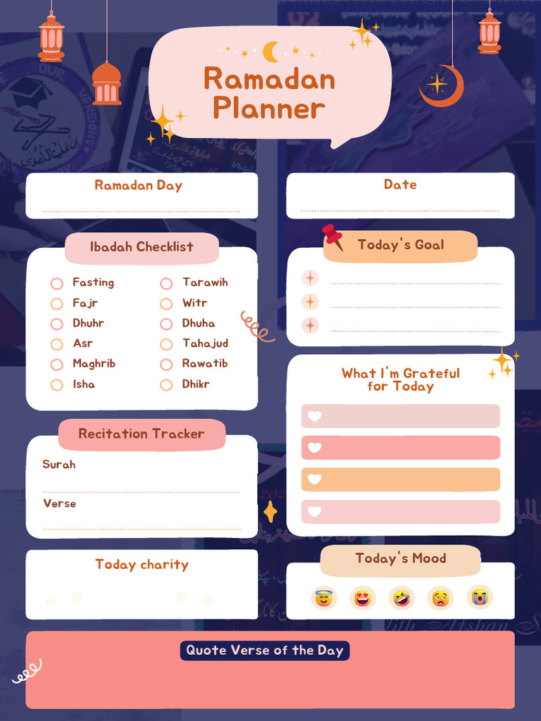 Daily Ramadan Planner by LUOV | PDF