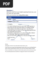 CELPIP - Writing Task 1 & 2 - Sample Answers | PDF