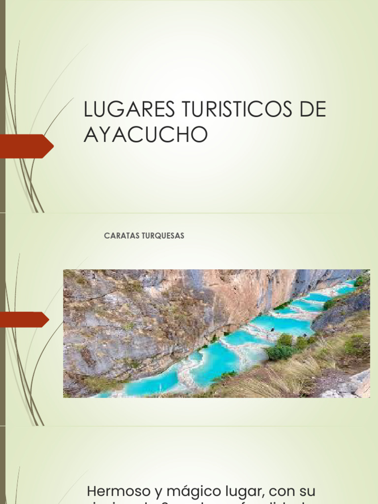 Lugares Turisticos de Ayacucho | PDF Lugares Turisticos de Ayacucho | PDF