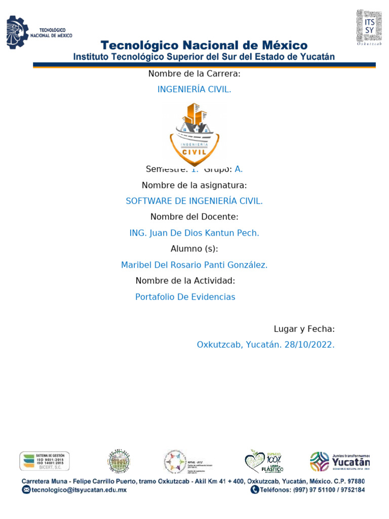 Portafolio de Software-Maribel Panti Gonzalez. | PDF
