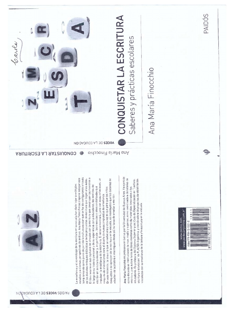 Escritura - Finnochio (2009) | PDF