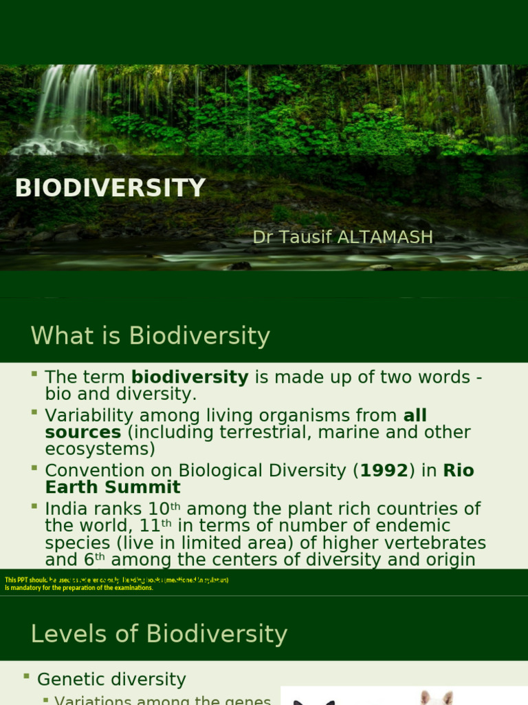 8 Biodiversity | PDF