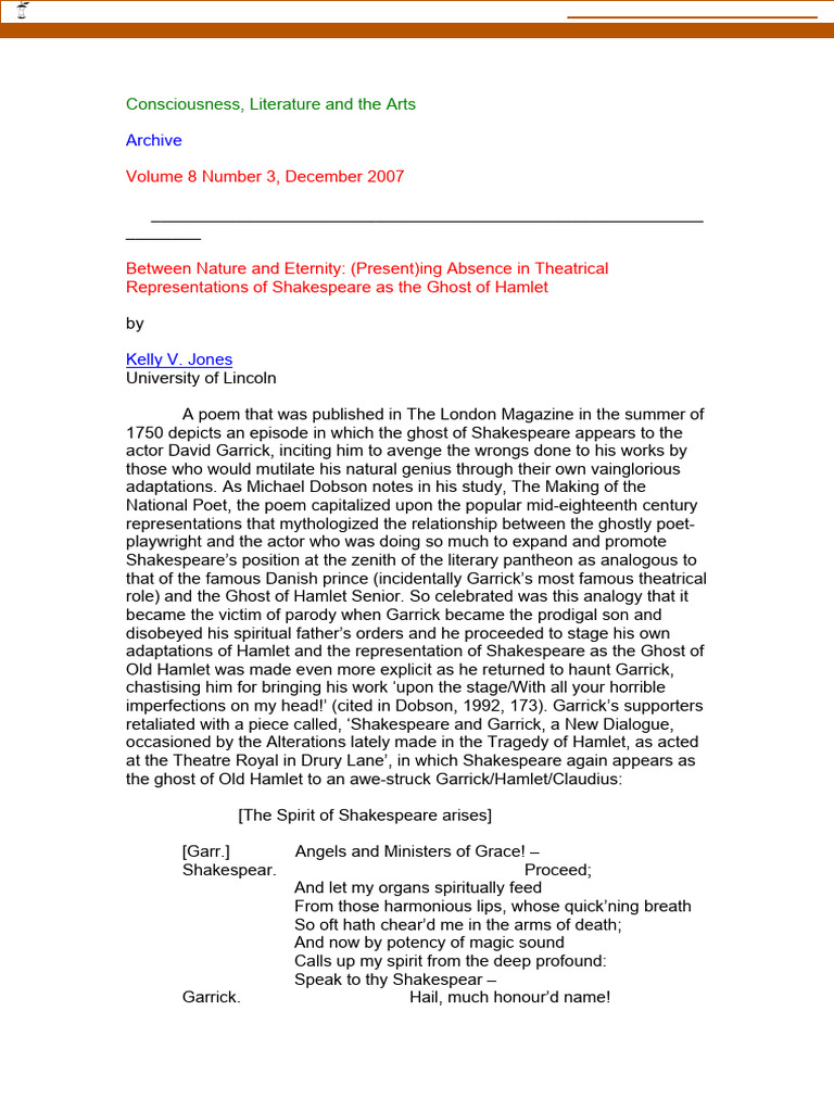 Volume 8 Number 3, December 2007: Archive | PDF
