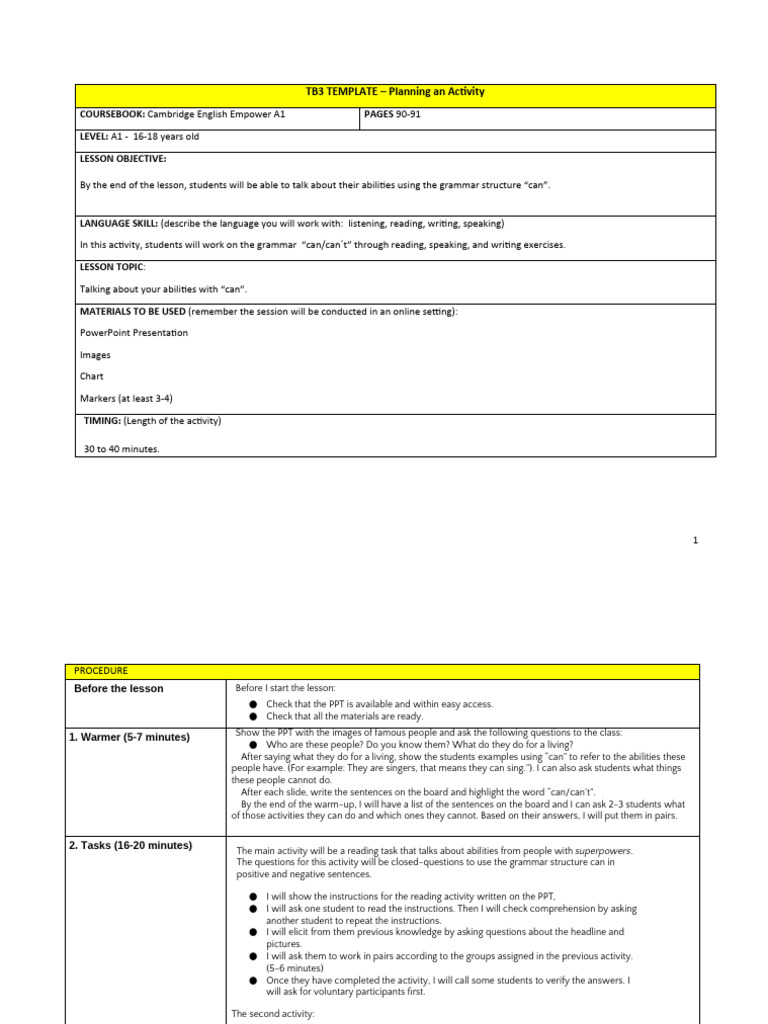 TB3 Toro | PDF | Microsoft Power Point | Reading Comprehension