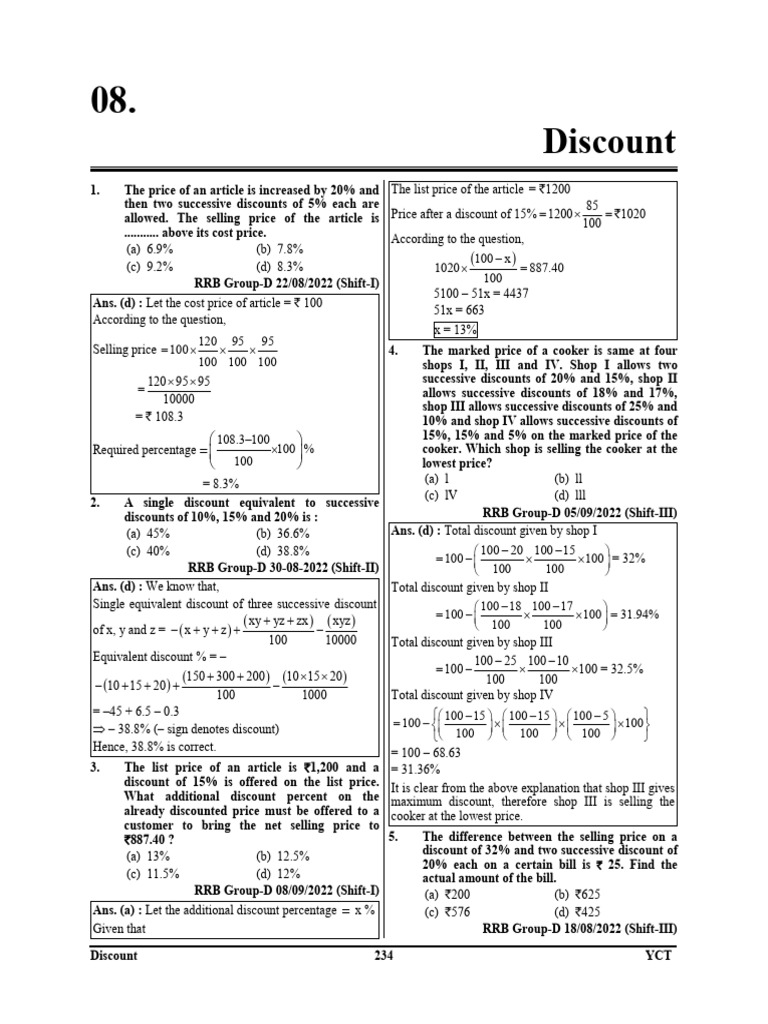 Discount | PDF