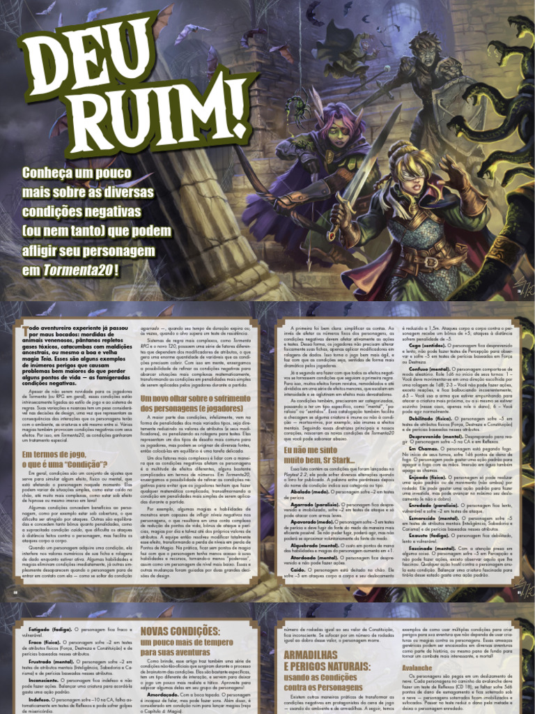 Ruim!: Conheça Um Pouco Mais Sobre As Diversas Condições Negativas (Ou ...