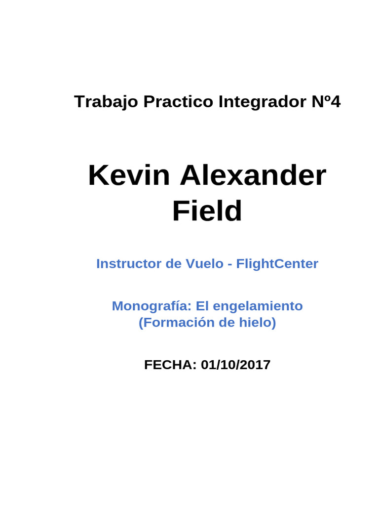 TP Integrador 3 IVA - Kevin Alexander Field | PDF
