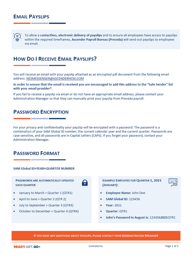 Email Payslips - Employees AUS | PDF
