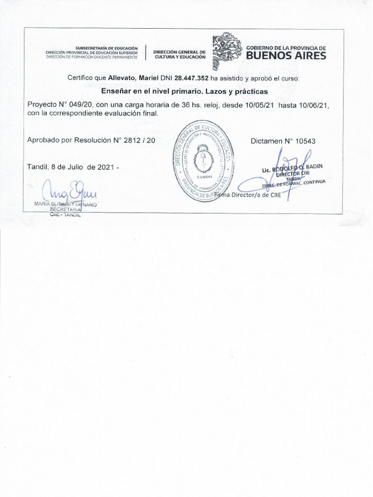 Enseñanza en El Nivel Primerio | PDF