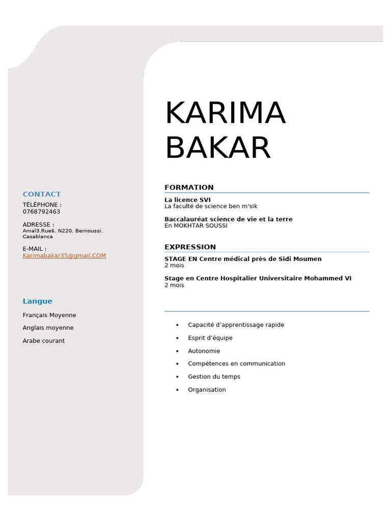 Karima Bakar | PDF