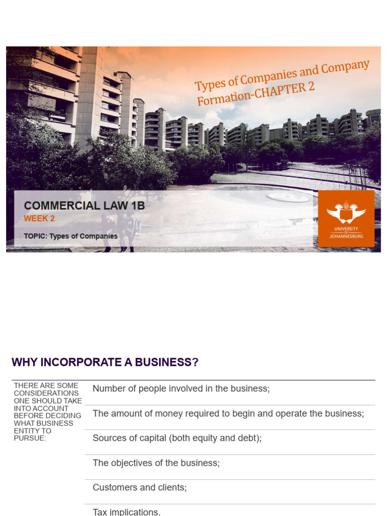 Lecture 2 - Types of Companies | PDF | Legal Liability | Justice