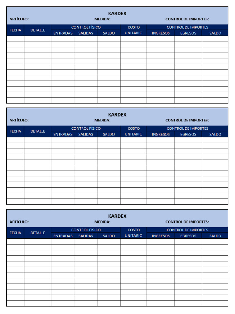 KARDEX | PDF