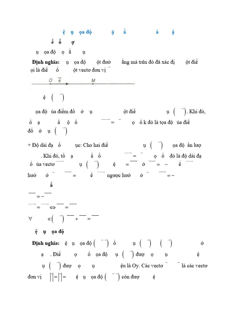 He Truc Toa Do Trong Mat Phang Va Cach Giai Bai Tap Toan Lop 10 | PDF