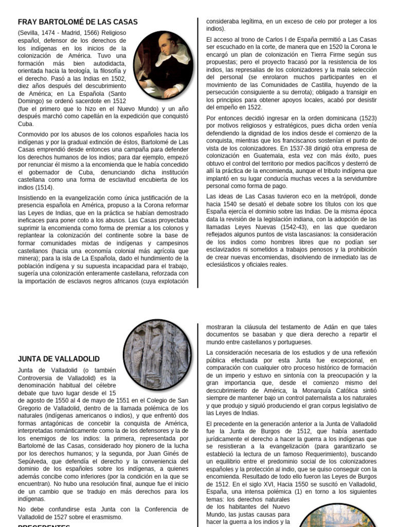 Fray Bartolomé de Las Casas | PDF