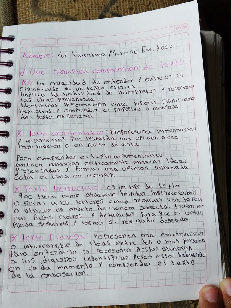 Valentina Marcillo Comunicación y Lenguaje | PDF