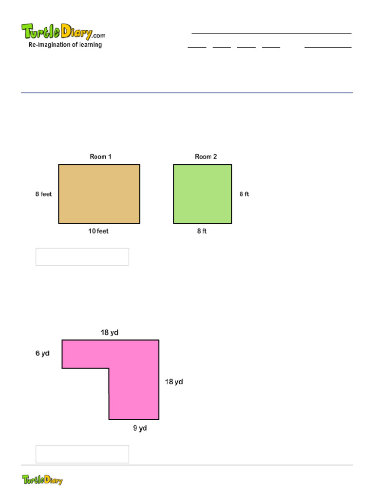 Applications of Area and Perimeter | PDF