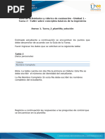 Anexo 1 - Ejercicios A Resolver Tarea 2 | PDF